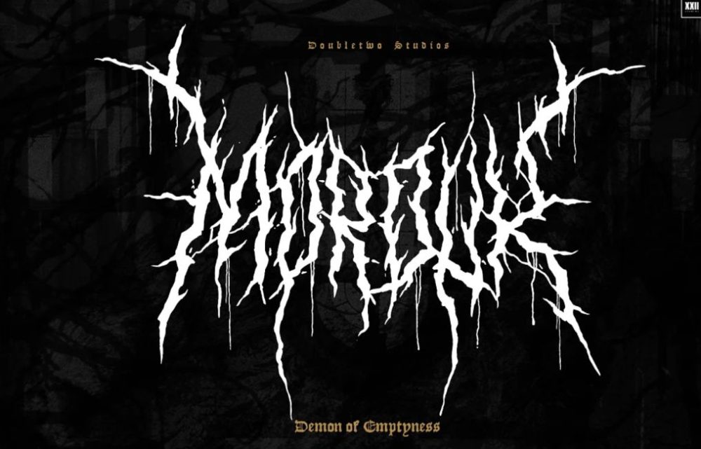 15+ Heavy Metal Typeface TTF OTF Download - Graphic Cloud