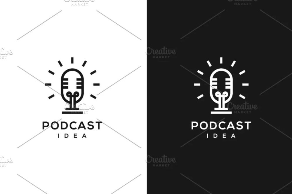 15+ Podcast Logo Design Template Ai PSD Free - Graphic Cloud