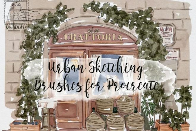 15+ Urban Sketching Procreate Brushes Free - Graphic Cloud