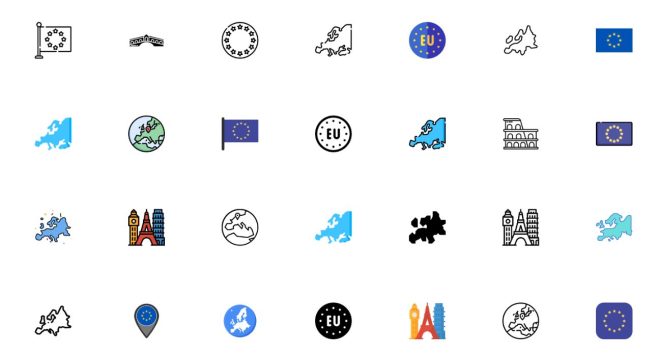15+ European Icons EPS PNG Ai FREE Download - Graphic Cloud