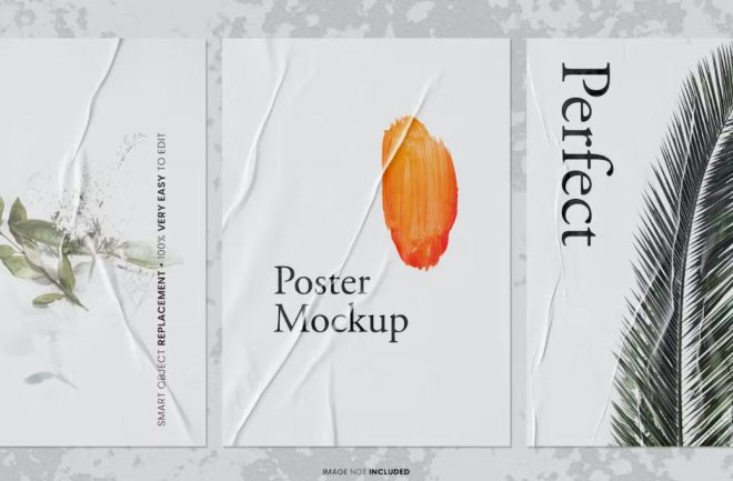 15+ Wrinkled Poster Mockup PSD Download - Graphic Cloud