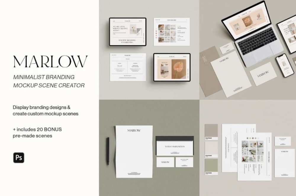 15+ Branding Mockup Essentials PSD Download - Graphic Cloud