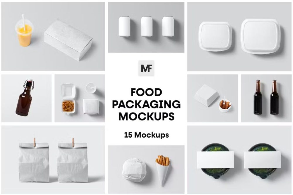 50+ Free Food Packaging Mockup PSD for Branding - Graphic Cloud