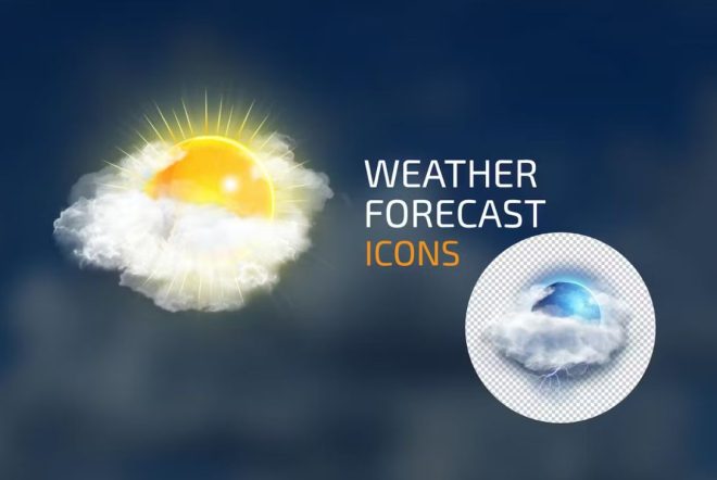 15+ Free Weather Forecast Icons Set Download - Graphic Cloud