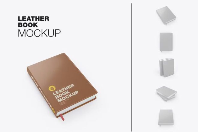 15+ Best Leather Book Mockup PSD Free - Graphic Cloud