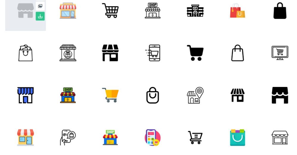 15+ Free Shopping Icons Ai PNG Designs Set - Graphic Cloud