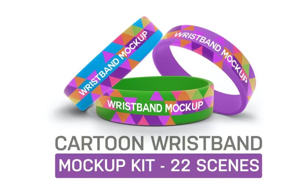 15+ Wristband Mockup PSD Best Download Set - Graphic Cloud