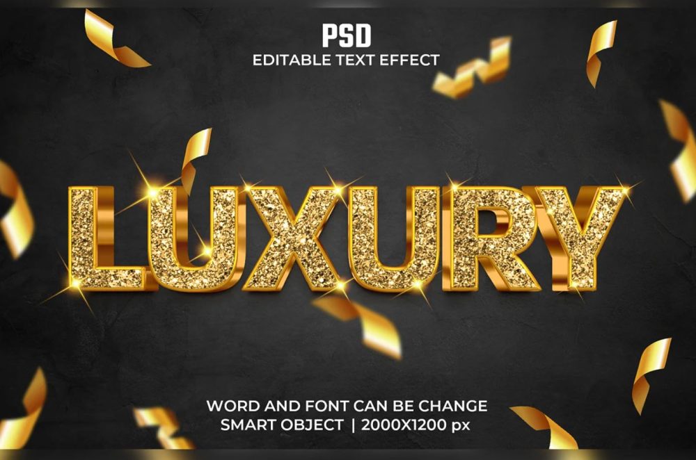 15+ Free Gold Text Effect PSD Ai Download - Graphic Cloud
