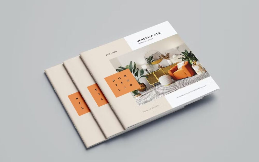 15+ Free Interior Design Portfolio Template Download - Graphic Cloud