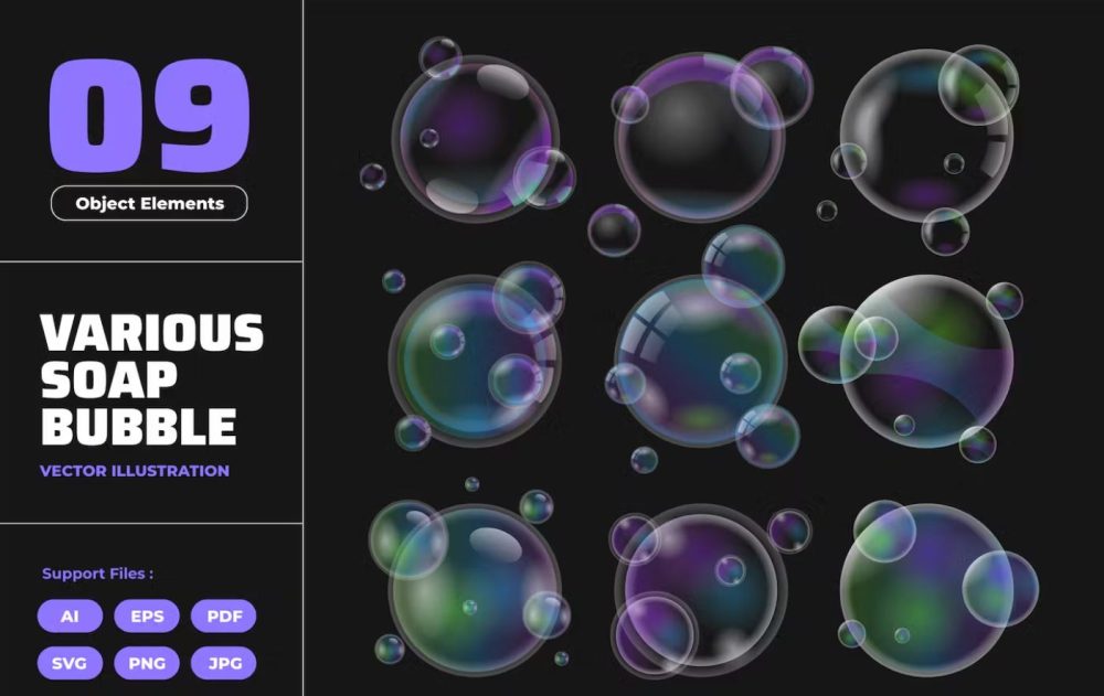 15+ Free Soap Bubble Overlay PNG Download - Graphic Cloud