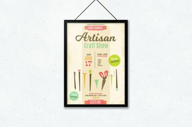 15+ Free Craft Fair Flyer Template Ai PSD Download - Graphic Cloud