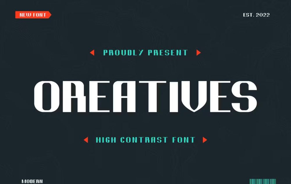 15+ High Contrast Font TTF OTF Free Download - Graphic Cloud