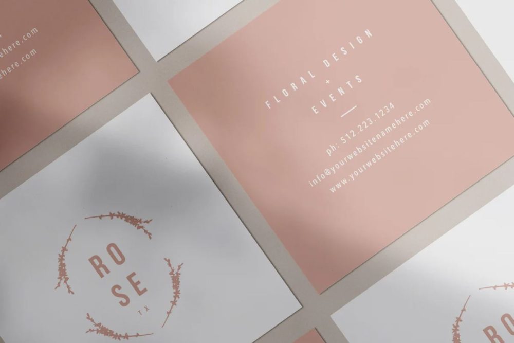 15+ Feminine Business Card Template Ai PSD Free - Graphic Cloud