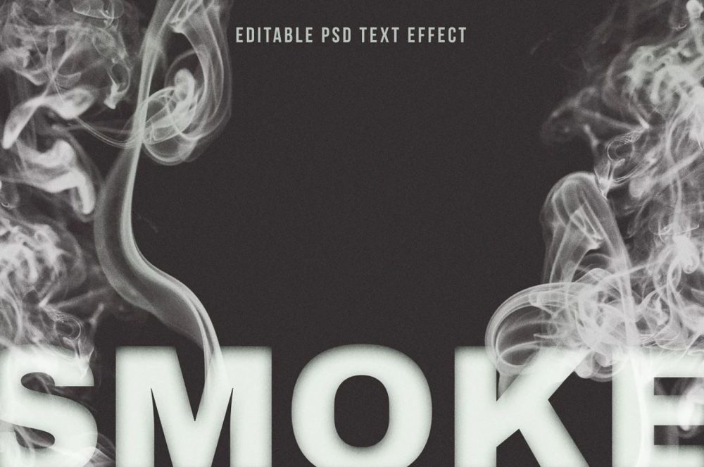 15+ Smoke Text Effect PSD Ai Free Download - Graphic Cloud