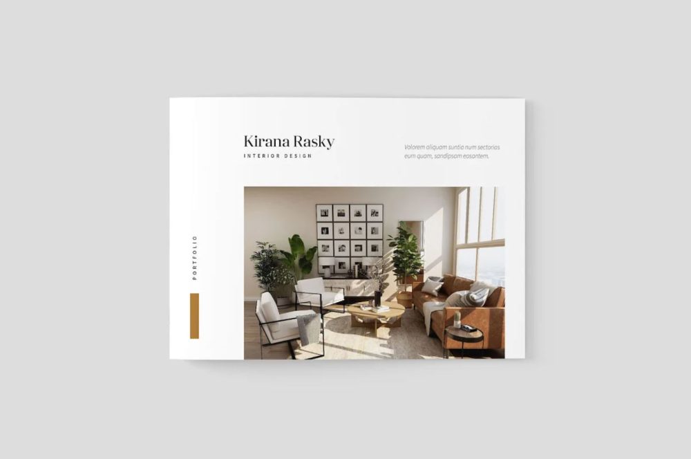 15+ Free Interior Design Portfolio Template Download - Graphic Cloud