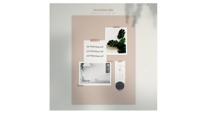 15+ Moodboard Mockup PSD Presentation Free - Graphic Cloud