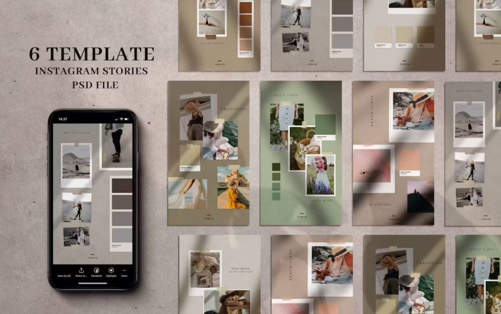 15+ Moodboard Mockup PSD Presentation Free - Graphic Cloud