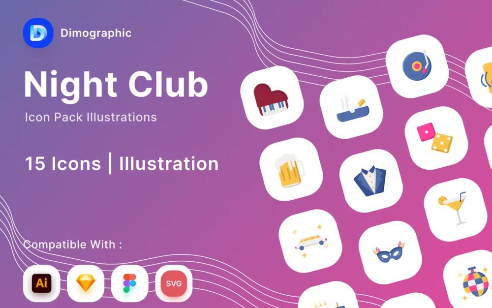 15+ Free Nightclub Icons Ai EPS PNG Download - Graphic Cloud