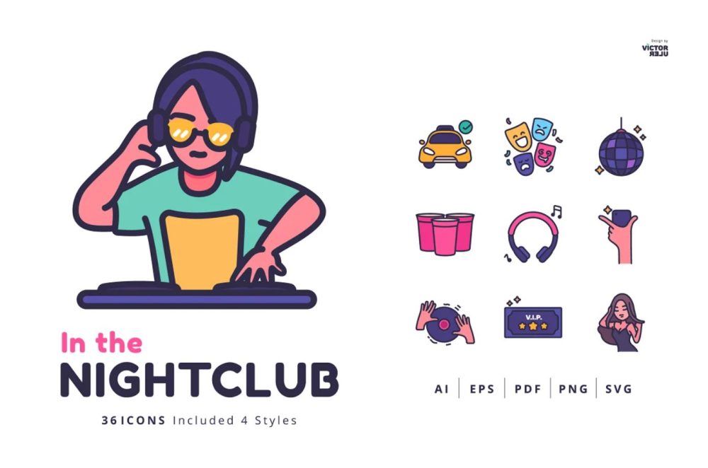15+ Free Nightclub Icons Ai EPS PNG Download - Graphic Cloud