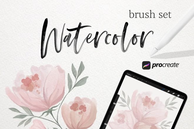 15+ Free Watercolor Procreate Brushes Download - Graphic Cloud