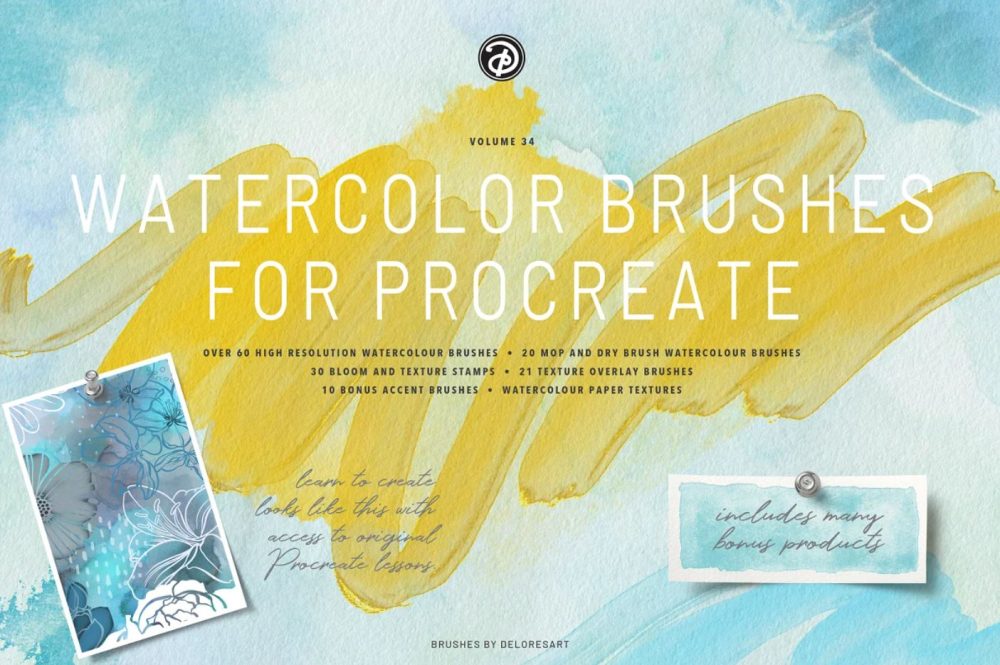 15+ Free Watercolor Procreate Brushes Download - Graphic Cloud