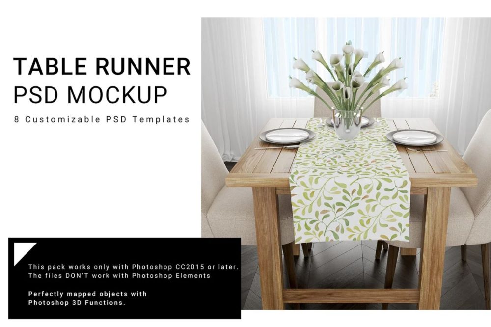 15+ Free Tablecloth Mockup PSD Design Download - Graphic Cloud