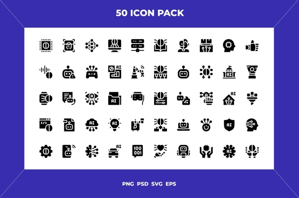 15+ Free Artificial Intelligence Icons Ai EPS - Graphic Cloud