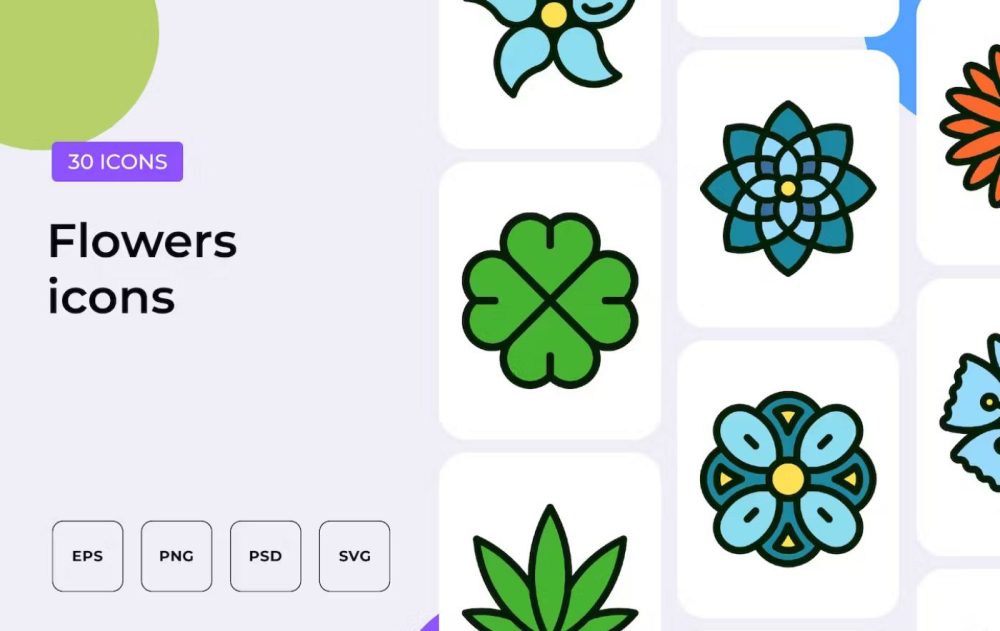 15+ Free Flower Icons Ai PNG Download - Graphic Cloud