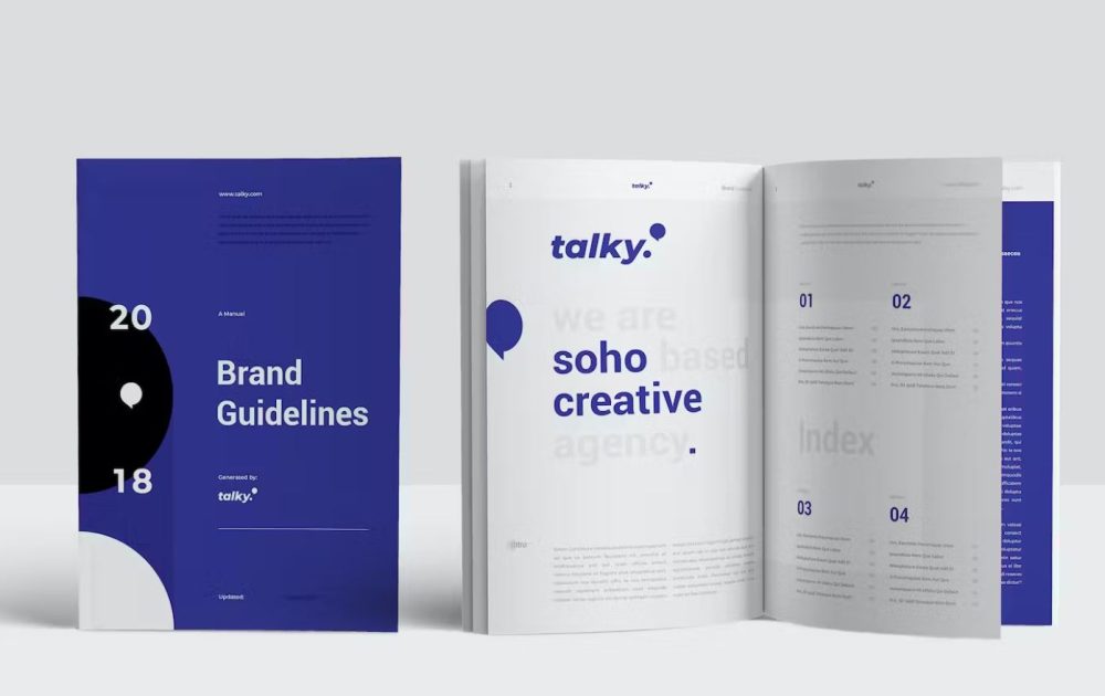 15+ Stylish Brand Guideline Template Free PSD - Graphic Cloud