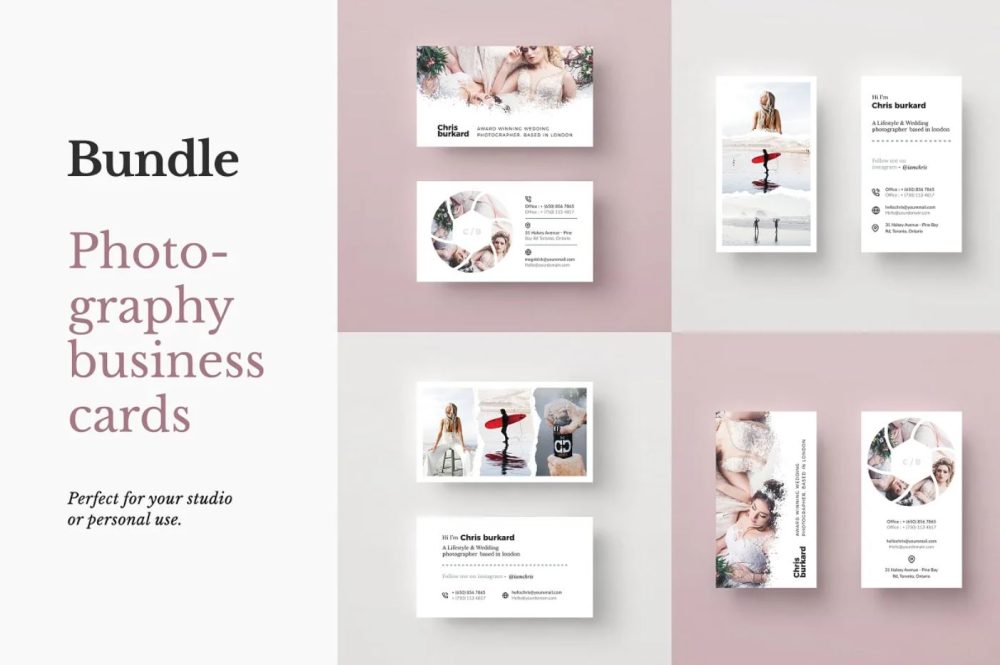 15+ Feminine Business Card Template Ai PSD Free - Graphic Cloud