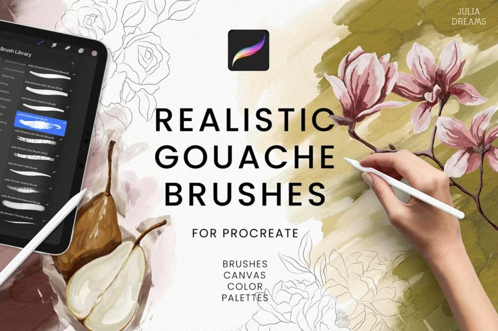 15+ Free Watercolor Procreate Brushes Download - Graphic Cloud