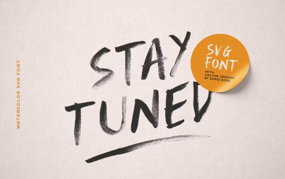 15+ Watercolor Typeface TTF OTF Free Download - Graphic Cloud