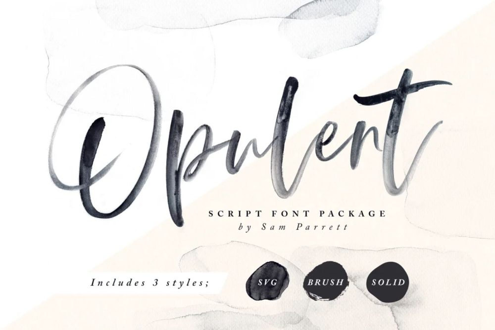 15+ Watercolor Typeface TTF OTF Free Download - Graphic Cloud