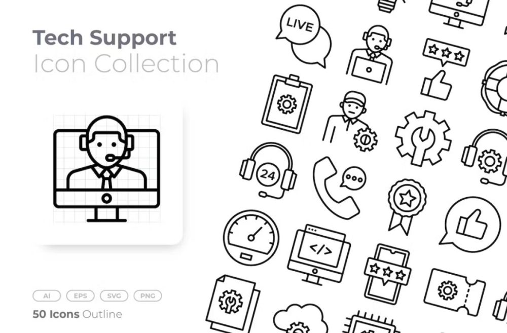 15+ Customer Support Icons Ai EPS Download Free - Graphic Cloud