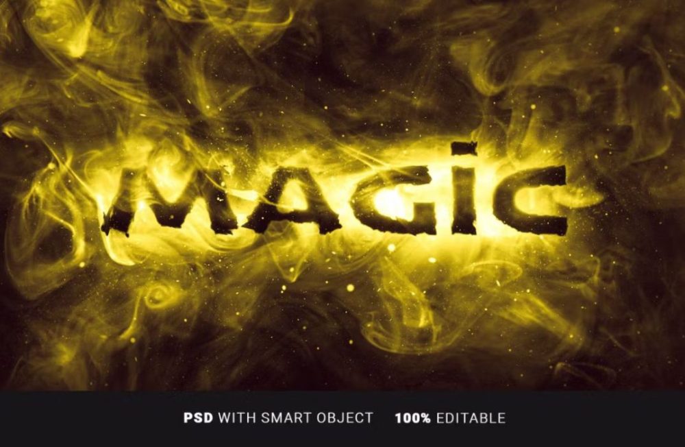 15+ Smoke Text Effect PSD Ai Free Download - Graphic Cloud