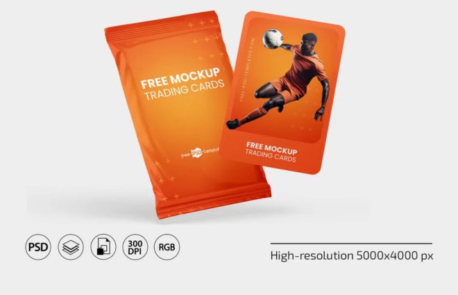 15+ Best Trading Card Mockup PSD Download ( Free & Premium )