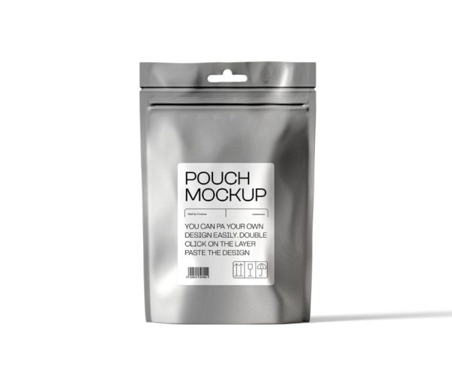 Realistic Pouch Packaging Mockup PSD - Graphic Cloud